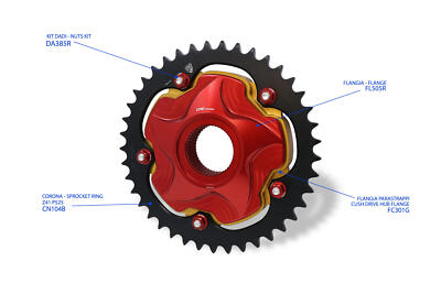 CUSH DRIVE HUB FLANGE CNC RACING MV AGUSTA F4 1000 / R / RR 2010 - 19 ...