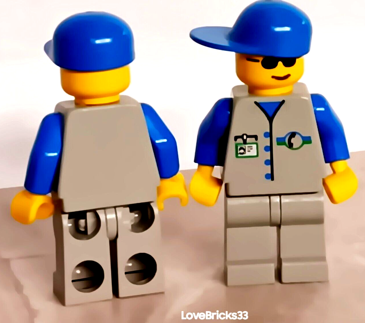 New LEGO Repair man SERVICE Telephone Landline Retro Minifigure Uniform ...