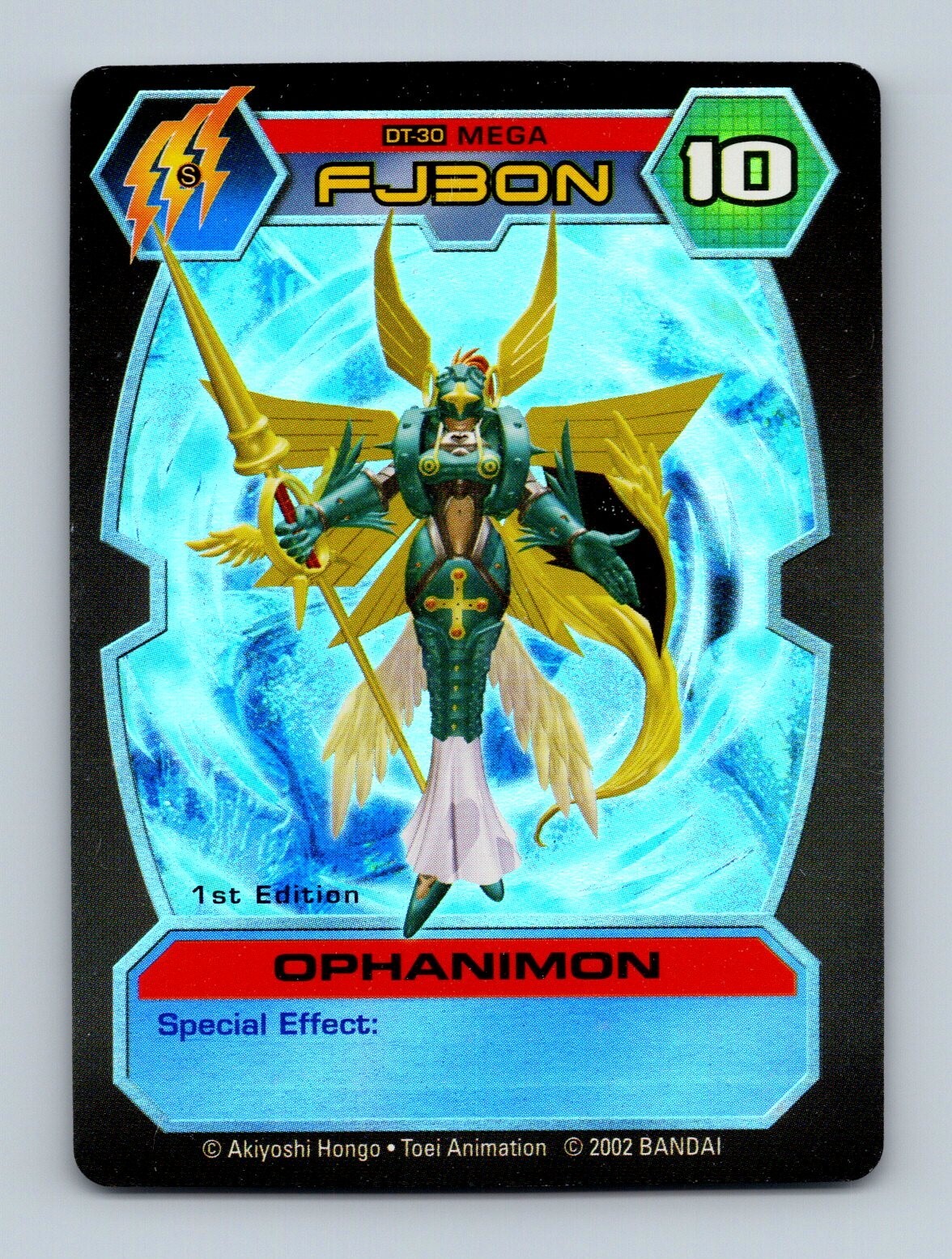 Digimon D-Tector - FOIL - Ophanimon DT-30 - 1st Edition Series 1 Card ...