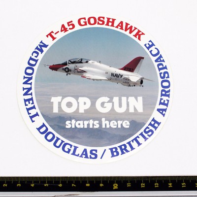 T-45 Goshawk - McDonnell Douglas - Promotional Sticker - Good Condition ...