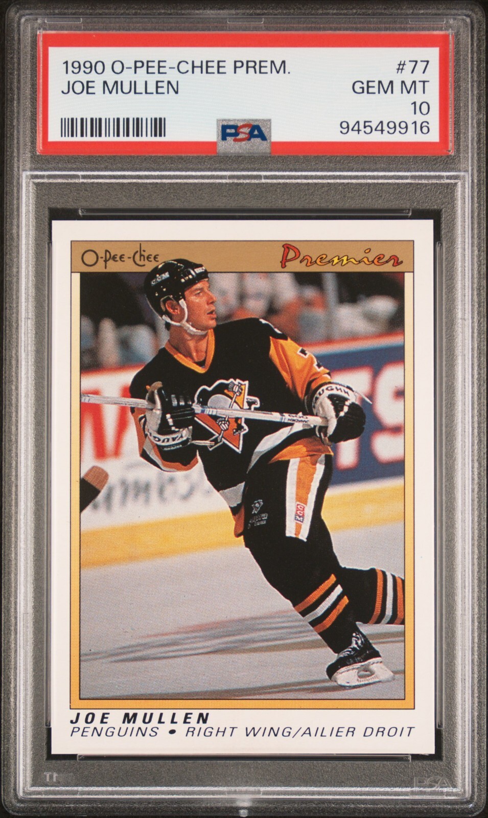 ! 1990 O-PEE-CHEE PREMIER 77 JOE MULLEN PSA 10 | eBay
