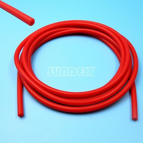 Red 8mm Vacuum Hose Silicon Rubber Pipe Vac Air Water Coolant Oil Turbo
