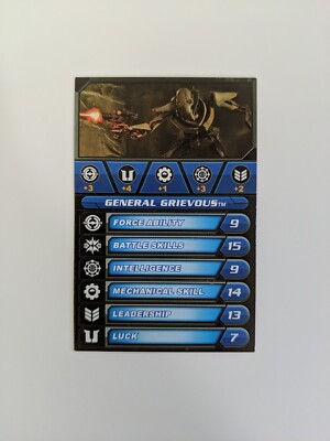 Star Wars Clone Wars CW galactic battle game card General Grievous | eBay