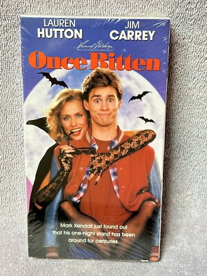 Once Bitten (VHS, 1996) Jim Carrey, Lauren Hutton 707729750536 | eBay