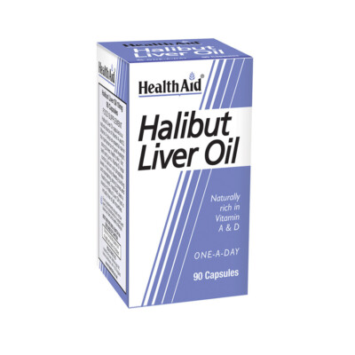 Healthaid Halibut Liver Oil 90 Capsules for Omega 3 Vitamins A D ...