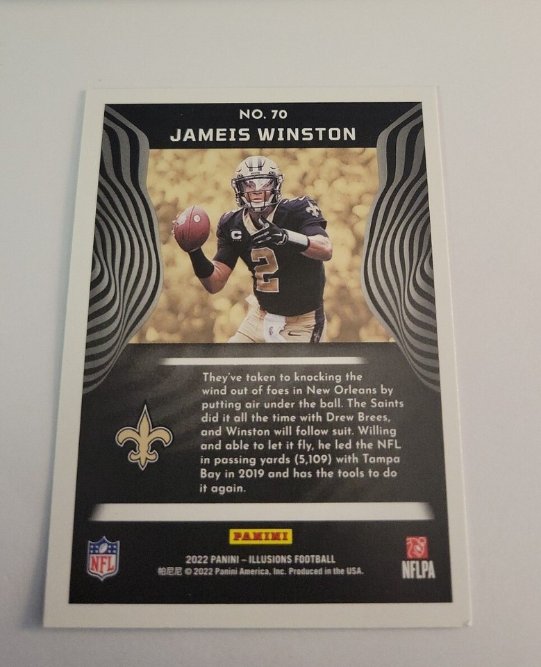 2022 illusions Jameis Winston Green Parallel #70 New Orleans Saints | eBay