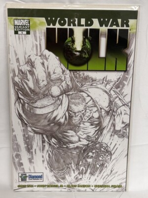 2007 World War Hulk #1 David Finch Diamond Exclusive Sketch Variant | eBay