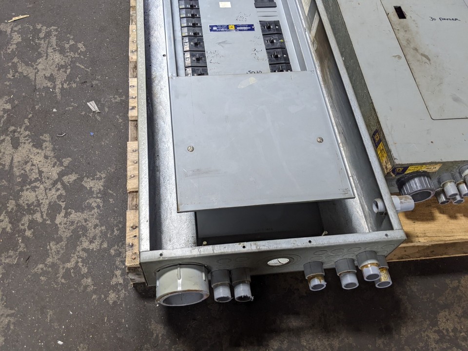 Square D NQOB Panelboard 400 AMP 120/208V 3 Phase 4W 42 Space Box MH53 ...