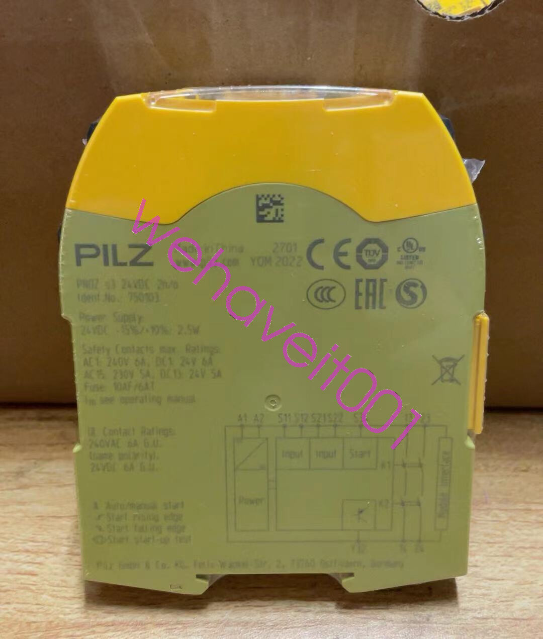 1PC pilz safety relay PNOZ s3 750103 24VDC 2n/o 750103 Fast Ship#1 | eBay