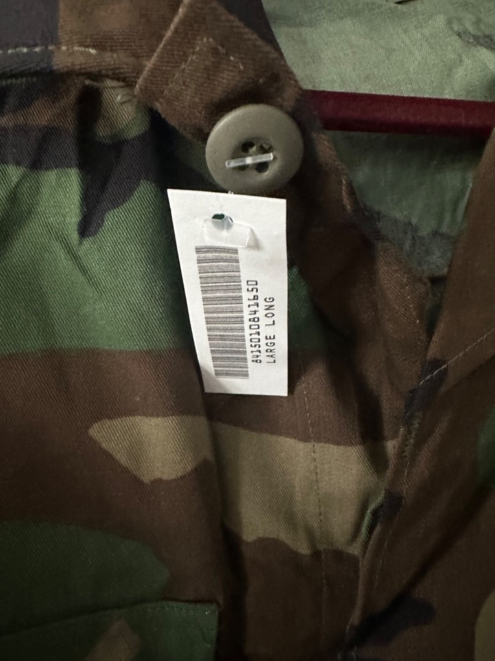 Army Surplus BDU Set: Blouse & Trousers (Large/Long, Each): New With ...