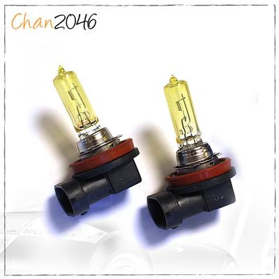 H9 SUPER YELLOW 55W 3000K HALOGEN HIGH BEAM BULBS 06-09 10 2011 ...