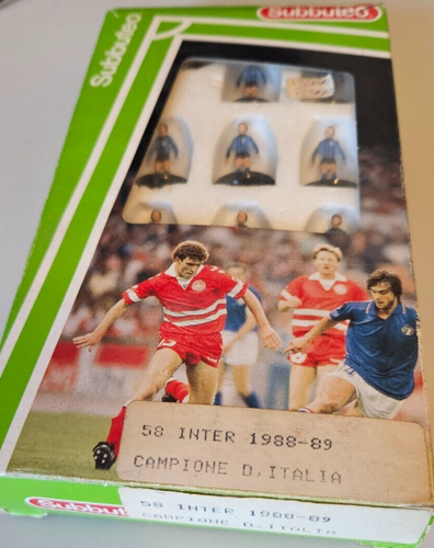Subbuteo Team LW ref. 058 Inter Campione Italia 88-89 Original Box ...