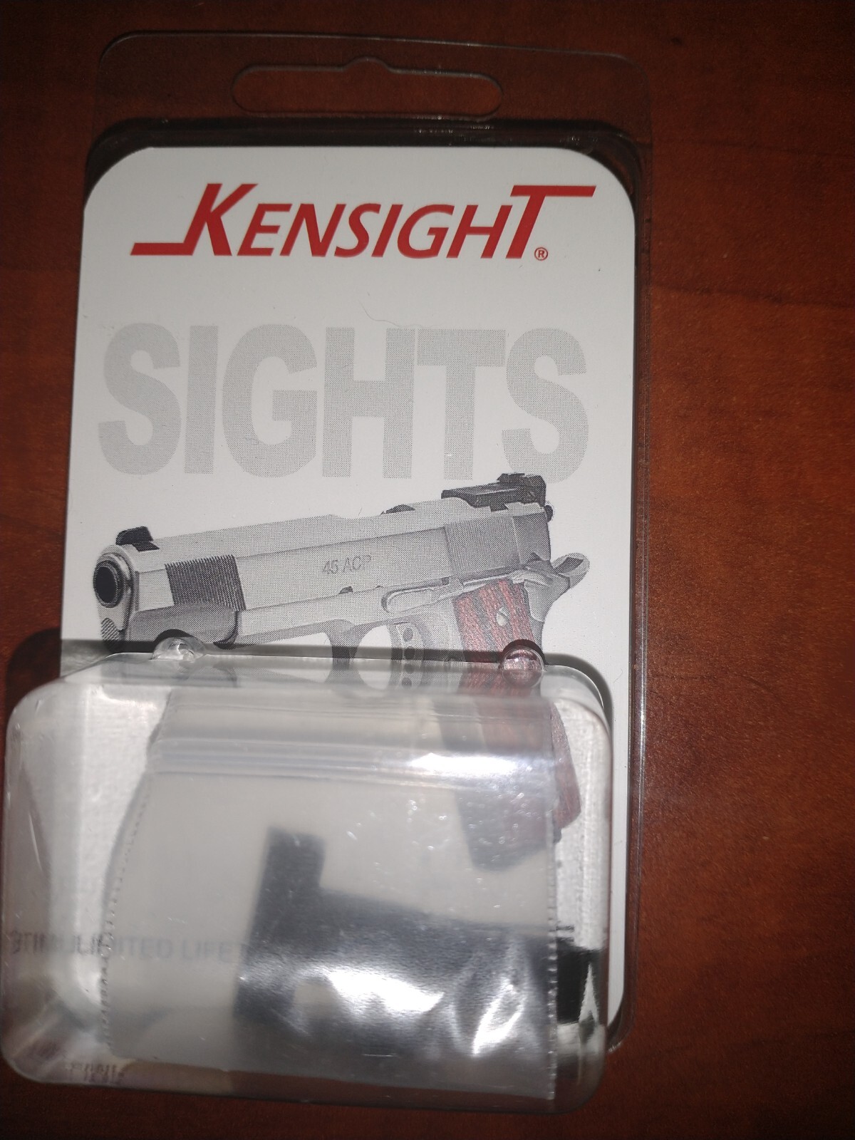 Kensight Colt Style Rear Sight with Square Blade and White OutLine | eBay