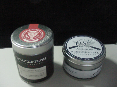 LOT 2 PRESIDENT OBAMA COFFEE CANISTERS SEALED CHRISTMAS 2015 | eBay