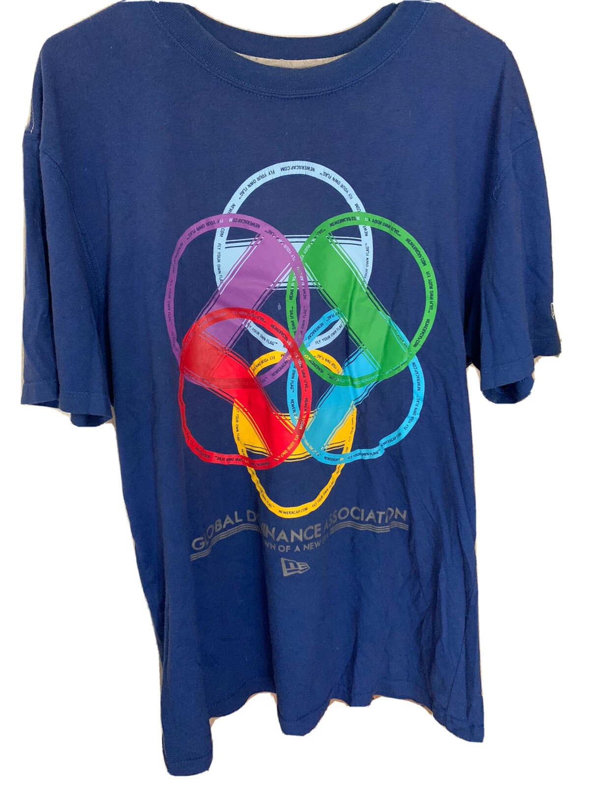 New Era 59Fifty Fitted Mens Blue Cap Logo T Shirt Siz… - Gem