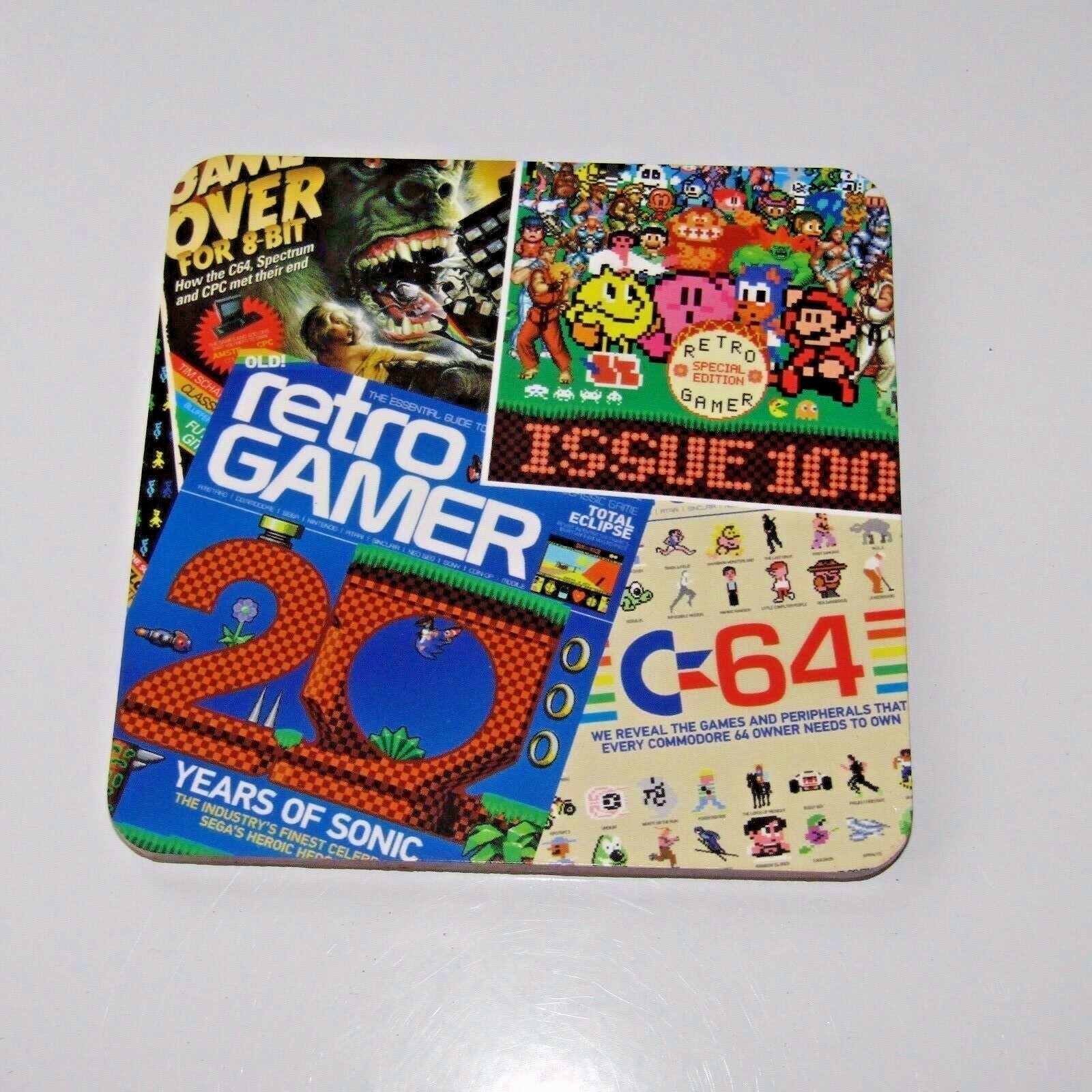 Retro Gamer Magazine Drink Coaster AMIGA C64 Rainbow Islands Pack of 4 ...