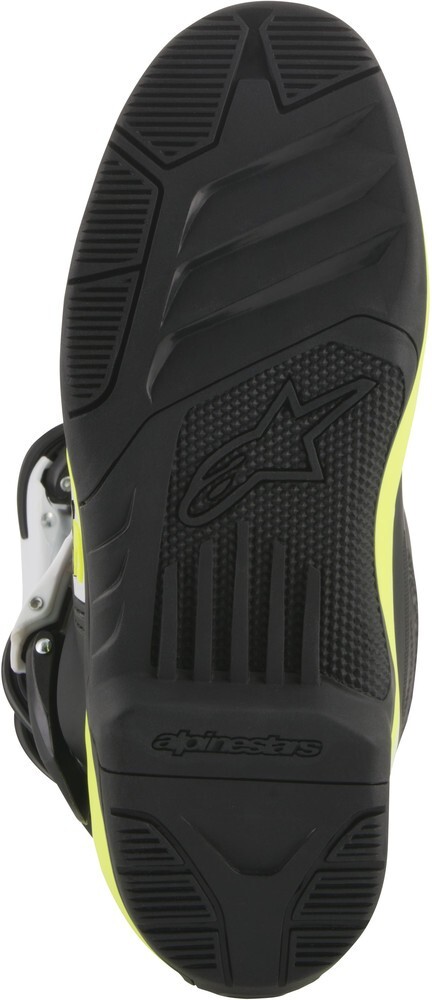 ALPINESTARS TECH 3S BOOTS BLACK/WHITE/YELLOW SZ 05 | eBay