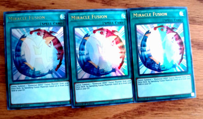 3x Miracle Fusion DUPO Yugioh Ultra Rare MINT | eBay