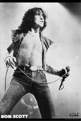 AC/DC POSTER Bon Scott Live on Stage ACDC NEW 24x36 | eBay