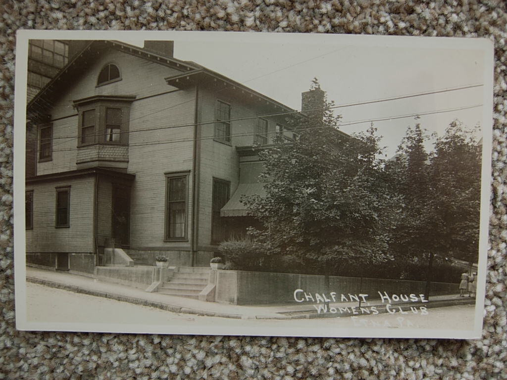 RPPC-ETNA PA-CHALFANT HOUSE-WOMEN'S CLUB-ALLEGHENY COUNTY-PITTSBURGH ...