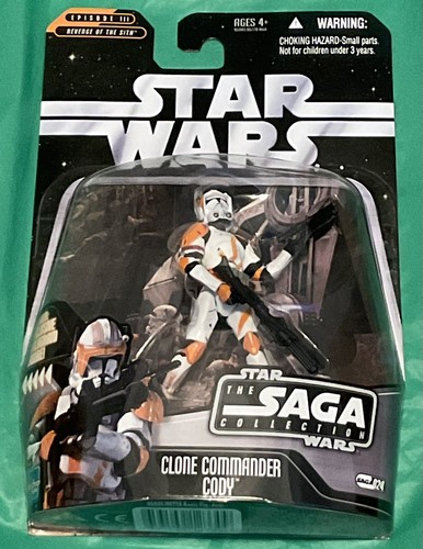 STAR WARS Clone Commander Cody Saga Collection #24 Figure 2006 New MIB ...