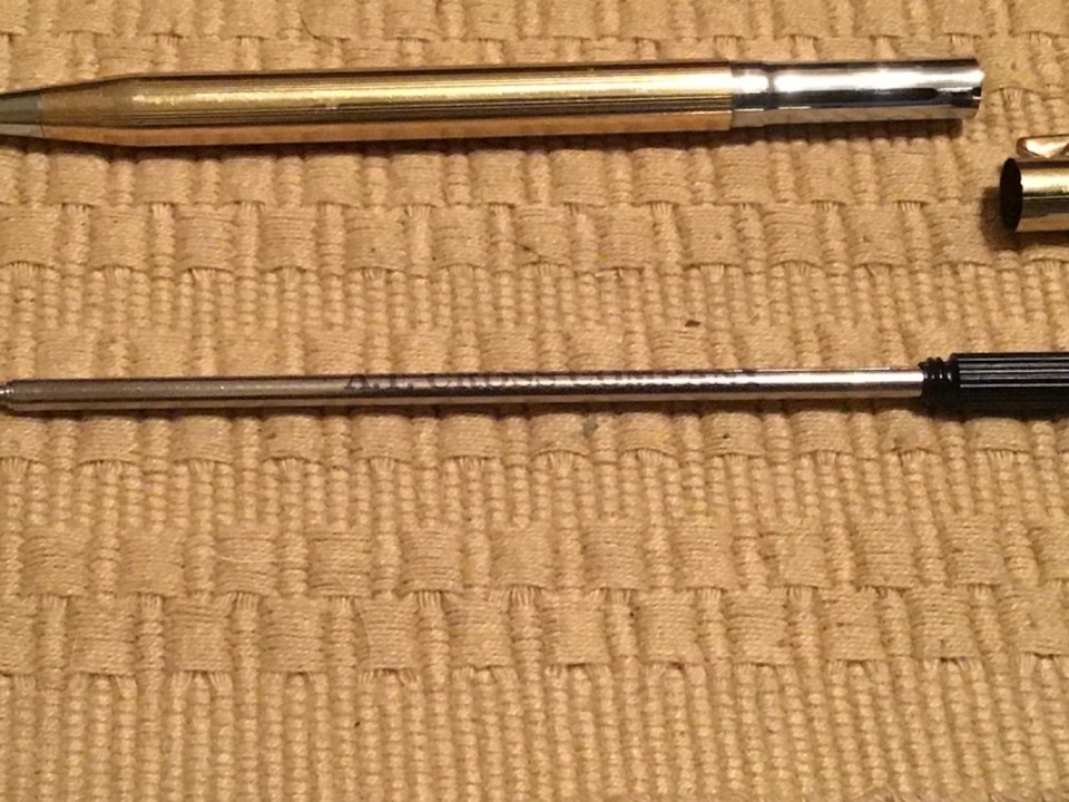 VINTAGE Cross Century Classic Ballpoint Pen 1/20th 10 KT GF Citibank ...