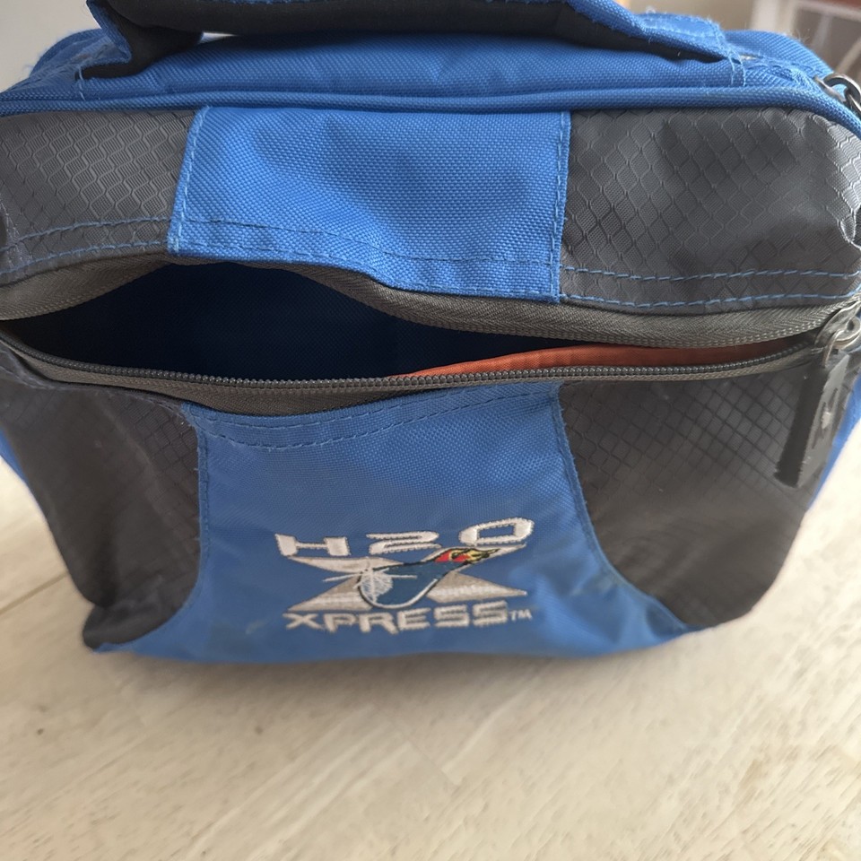 H20 Xpress Soft Side Black/Blue Fishing Tackle Bag | eBay