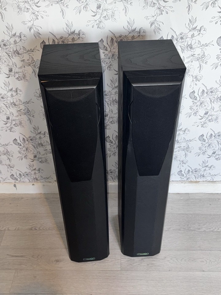 Mission 773 Retro Hi-fi Stereo Floor Standing Speakers Pair 2-way ...