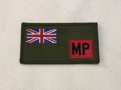 RMP Military Police Zap Number & Blood Group Badge, MP Army Patch, Hook ...
