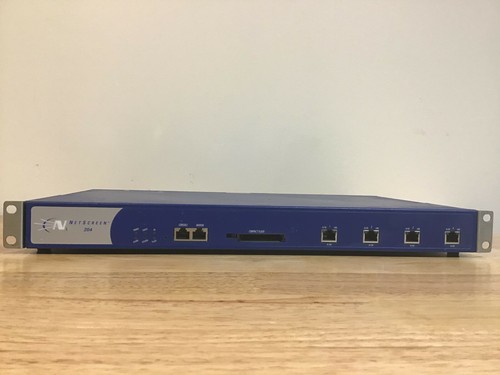 Juniper NetScreen-204 Firewall VPN 4x 10/100 BASE-T RJ45 375 Mbps L2 L3 ...