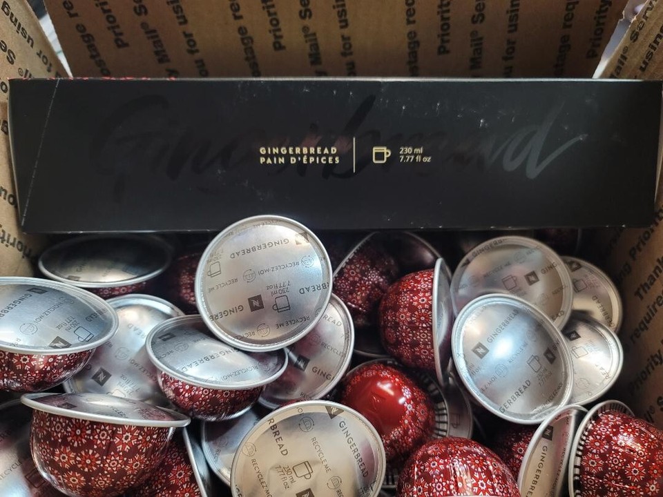Nespresso Vertuo Limited GINGERBREAD 100 capsules BULK | eBay