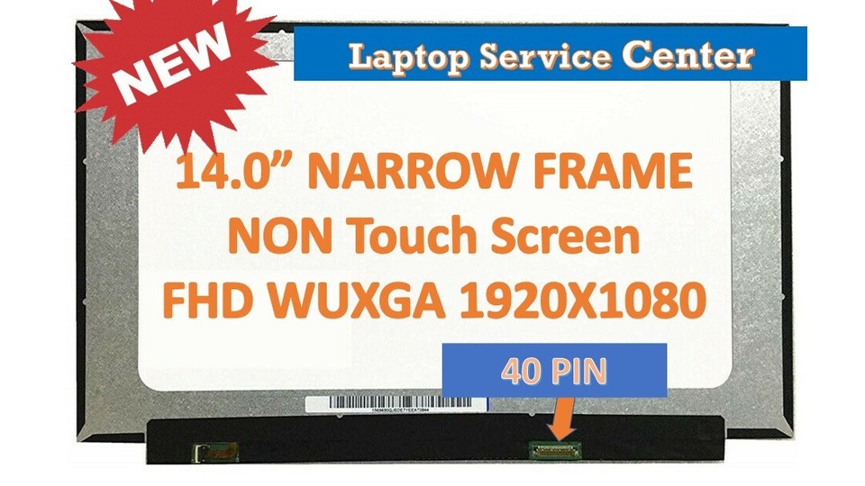NEW M140NVF7 R0 1.7 Replacement Display 14" FHD IPS 120HZ LCD LED ...