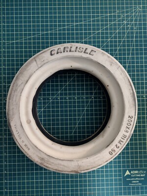 200x8 White/Smooth/Non-Marking Wheel by Carlisle | eBay