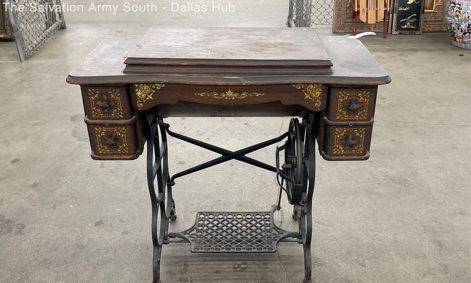 *LOCAL PICKUP ONLY Rare Antique MINNESOTA Model B Treadle Sewing ...