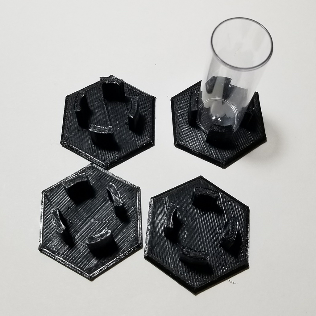 Salifert Cuvette Base Holders - Round - 4 Pack - 3D Printed - Many ...