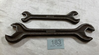 2 Vintage Antique Wrench Spanner Tool Tractor Truck Engine Car 2364 ...