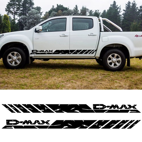 For Isuzu Dmax D-max Vinyl Decal Sticker Graphics Kit Sport Side Door ...