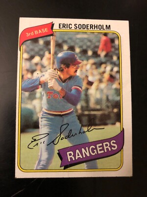 1980 Topps #441 Rangers Eric Soderholm Baseball Card | eBay