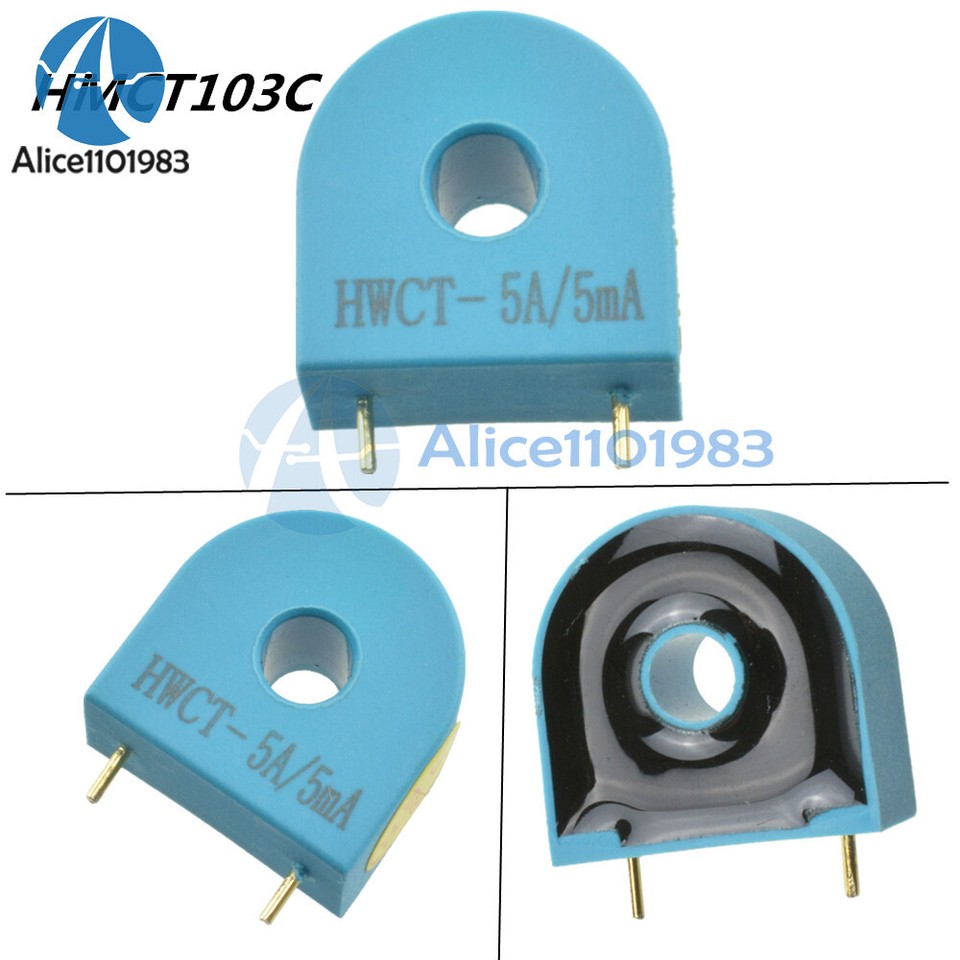 10PCS HMCT103C 5A/5MA Precision Micro Current Transformer Sensor Module ...