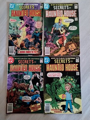 DC SECRETS OF HAUNTED HOUSE #24-26, 32 (1975) bronze age horror comics ...