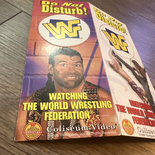 Rare WWF Door Hanger Cards 1996 Do Not Disturb WWE Razor Ramon Diesel ...