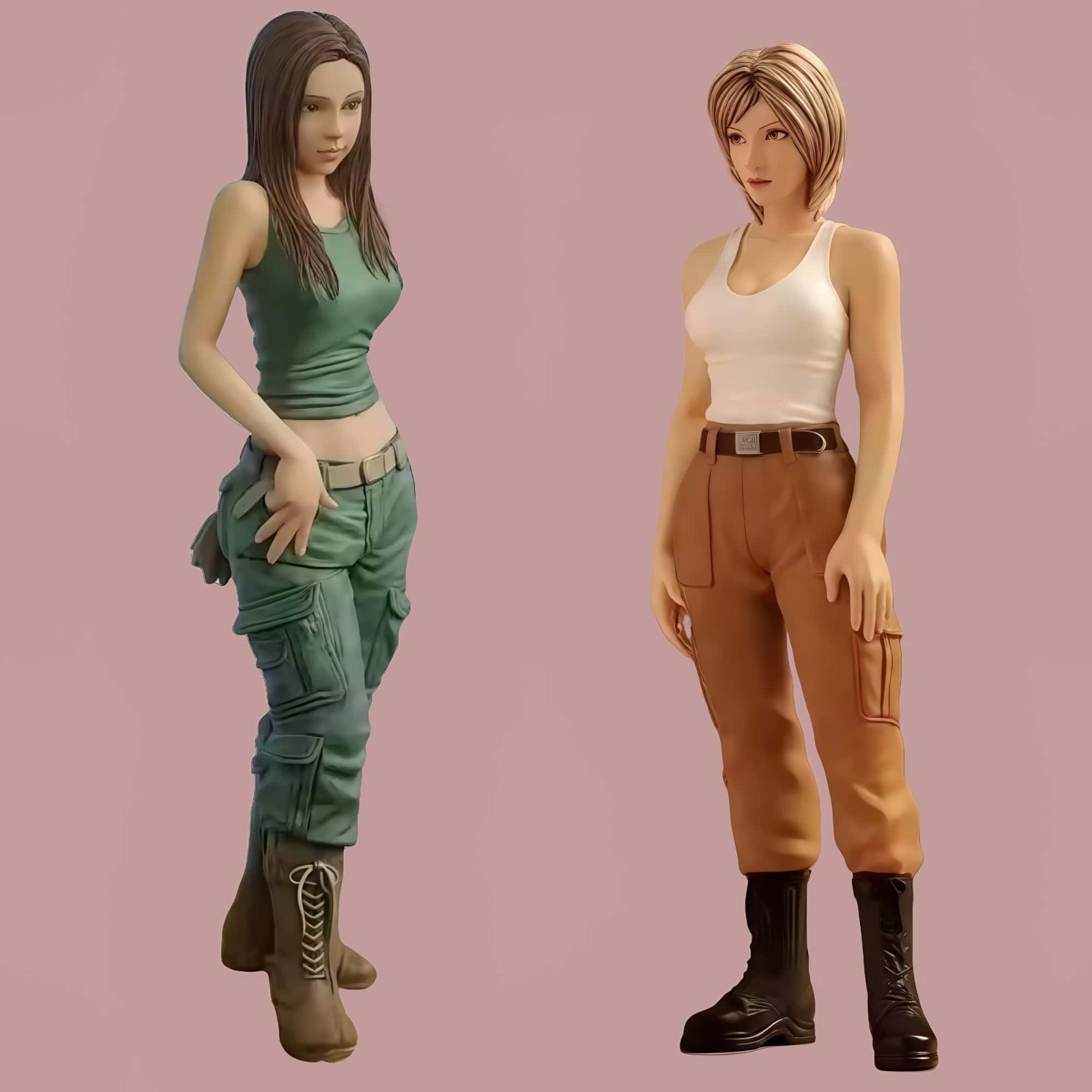 1/20 Scale Anime Style Female Soldier Figures – Resin Model Kit ...