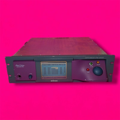 Orban Optimod-FM 8400 Signature Series Broadcast audio compressor Unit ...