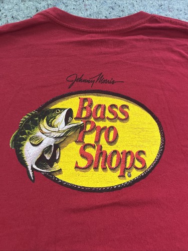 Bass Pro Shops Red Short Sleeve T-Shirt Size XL Souvenir | eBay