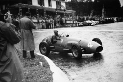 Alberto Ascari Ferrari 500, 1St Position Belgian Gp 1952 Motor Racing ...