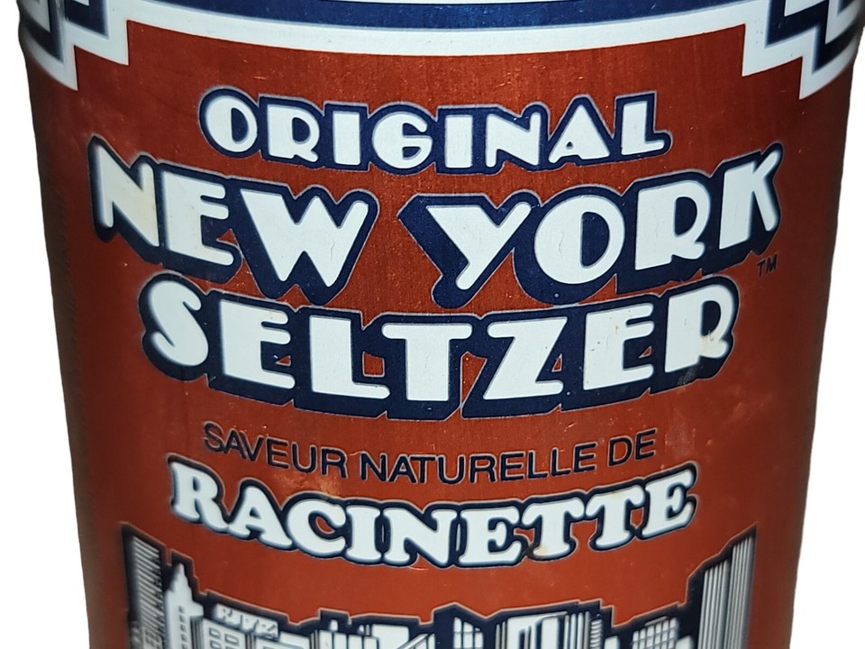 80s Original New York Seltzer Rootbeer Racinette Soda Can 12oz Canadian ...