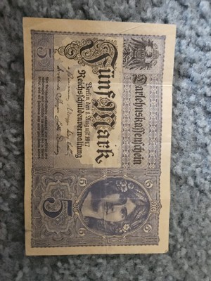 1917 GERMANY - 5 Funf MARKS (Darlehnskassenschein) - Circulated And ...