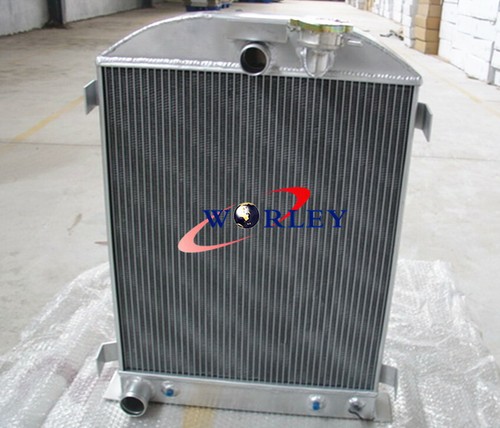 3 Rows Aluminum Radiator Chopped engine 1932 32 For Ford Auto Manual ...