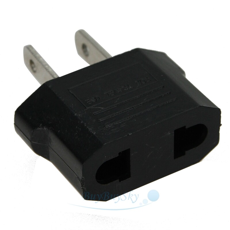 (1-20pcs) EU Euro Europe to US USA Power Jack Wall Plug Converter ...