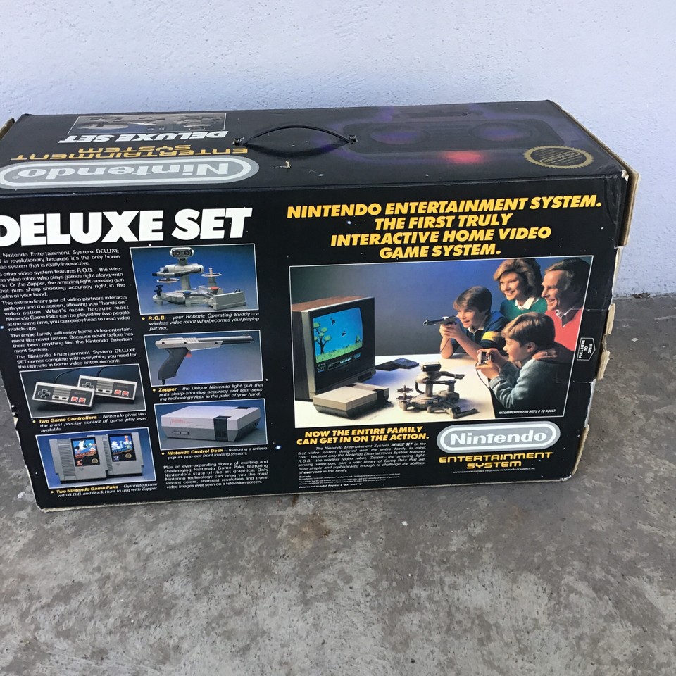 Nintendo Deluxe Set Rob The Robot Box Only 1/2 Foam NES Rare | eBay
